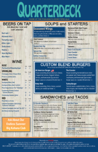 Menu – Quarterdeck Restaurants