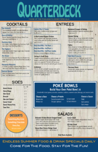 Menu – Quarterdeck Restaurants